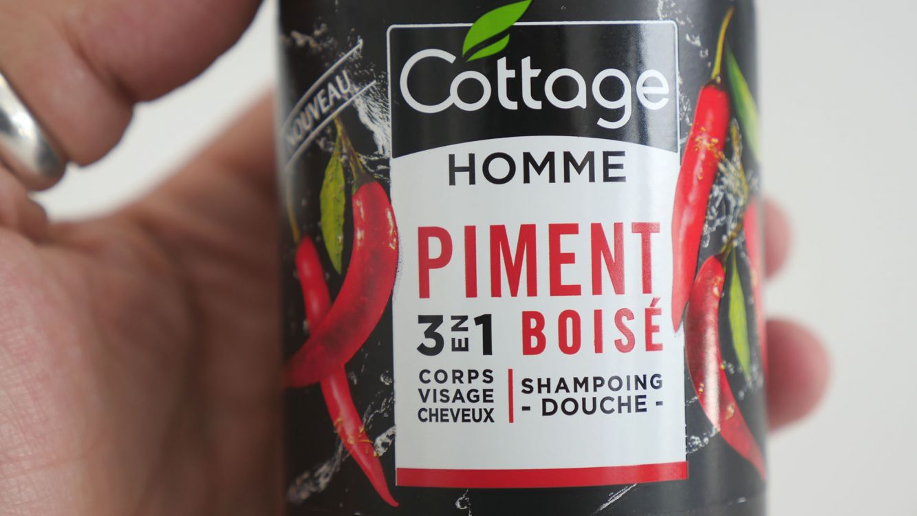 Cottage Homme Piment Boisé 3 en 1 - Shampoing Douche 250 ml - Comparer ...