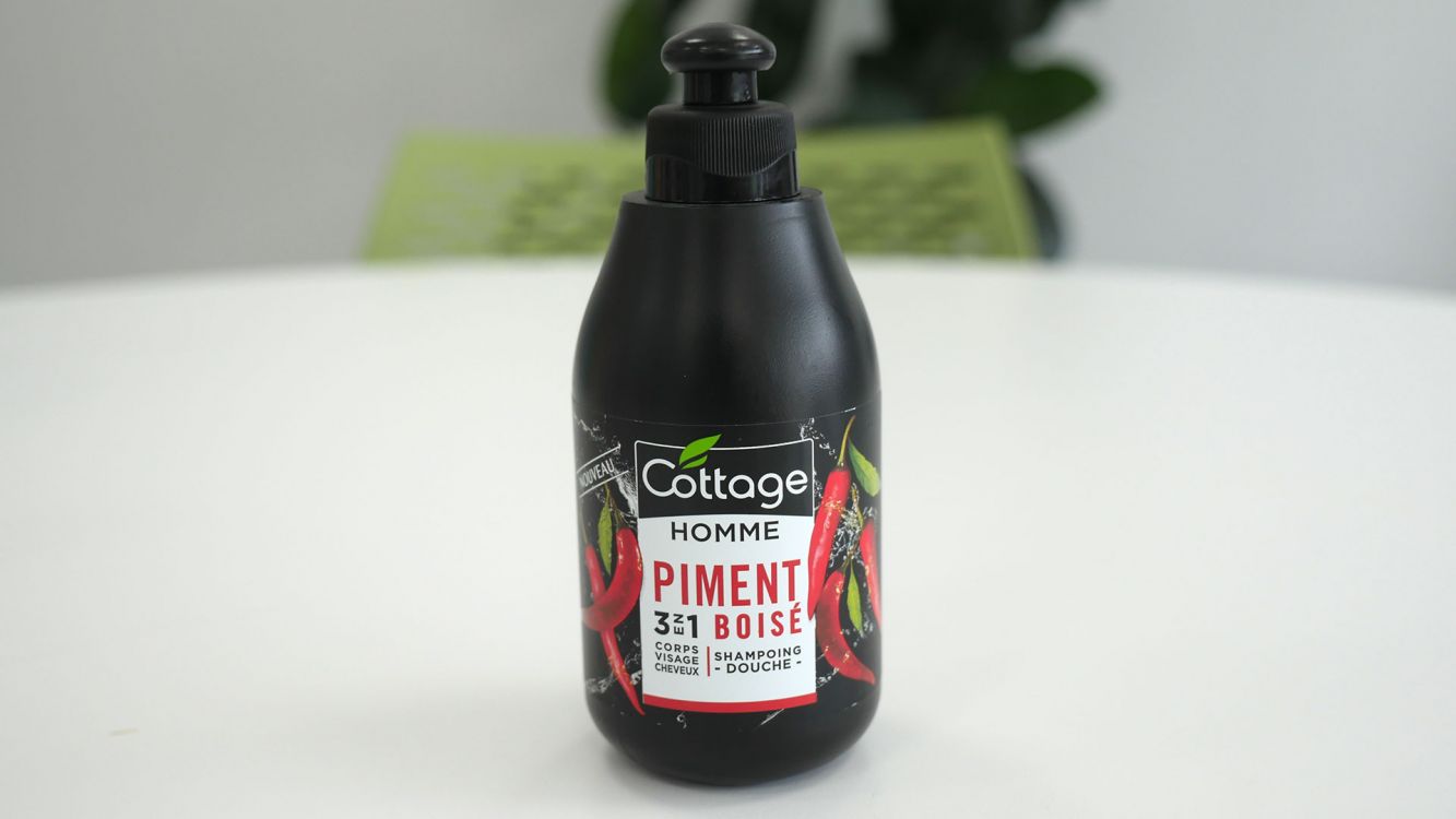 Cottage Homme Piment Boisé 3 en 1 - Shampoing Douche 250 ml - Comparer ...