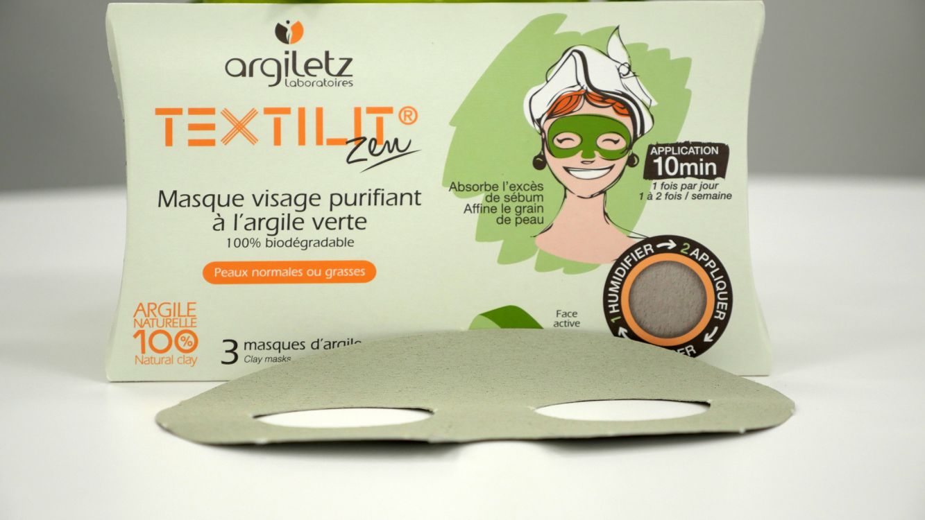 Argiletz Textilit : Masque visage à l'argile