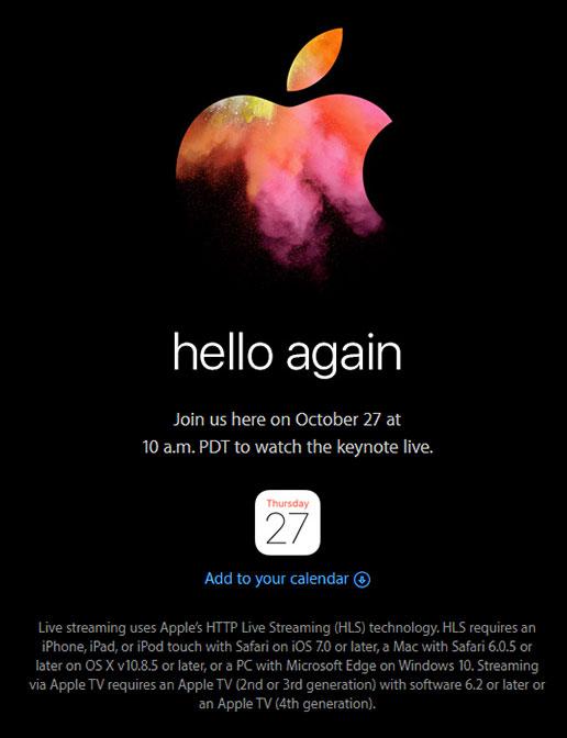 De nouveaux Macbook Pro pour ce 27 octobre